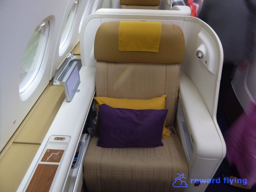 Review of Thai Airways flight from Tokyo to Bangkok in First