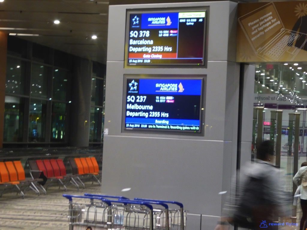 Review of Singapore Airlines flight from Singapore to Melbourne in Business