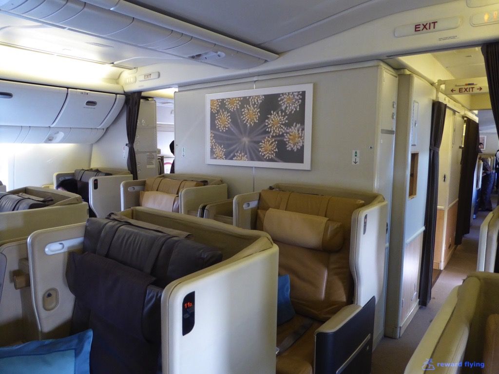 Review of Singapore Airlines flight from Sydney to Singapore in Business