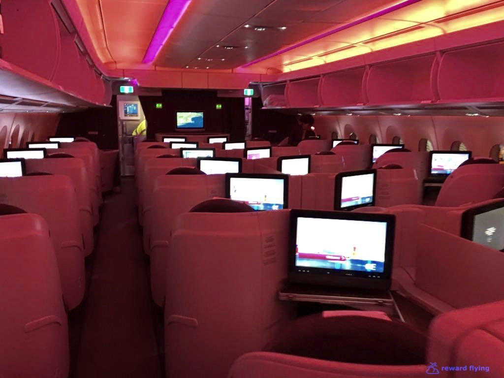 Review of Qatar Airways flight from Boston to Doha in Business