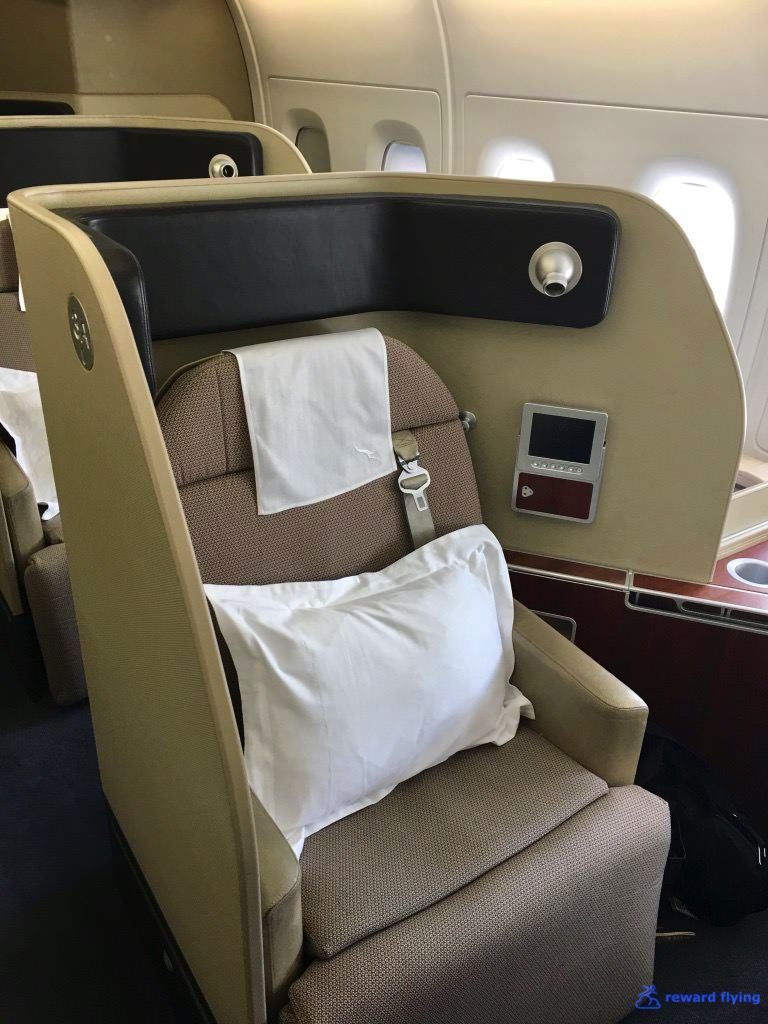 Review of Qantas flight from Melbourne to Los Angeles in First
