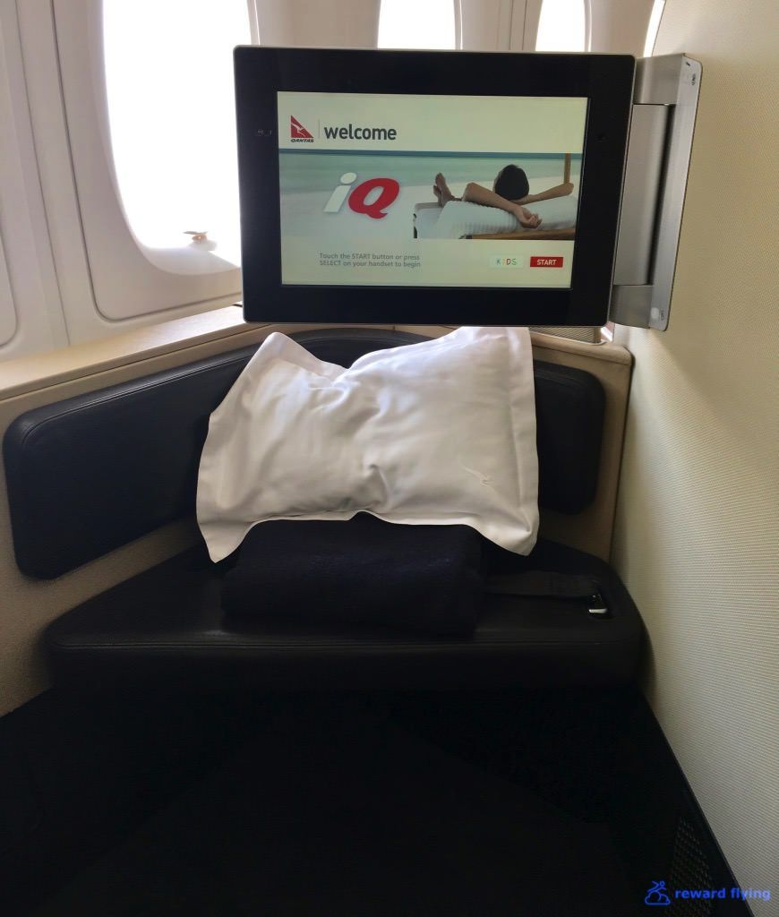 Review of Qantas flight from Melbourne to Los Angeles in First