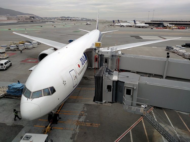 Review of ANA flight from San Francisco to Tokyo in Economy