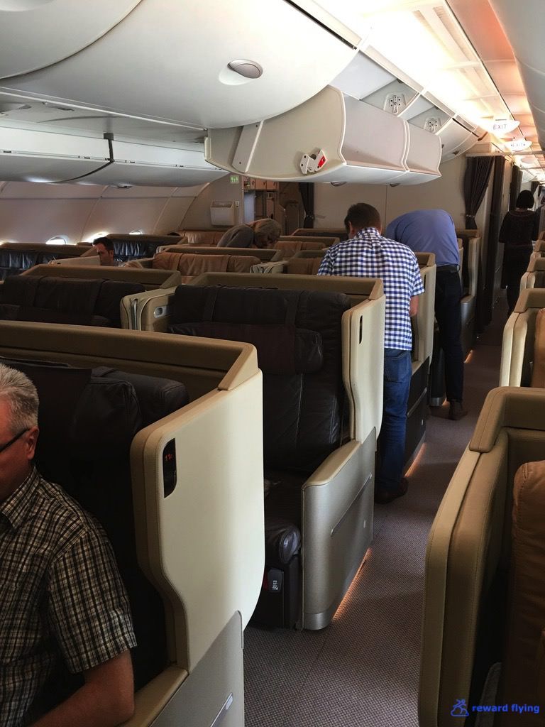 Review of Singapore Airlines flight from Frankfurt to Singapore in First