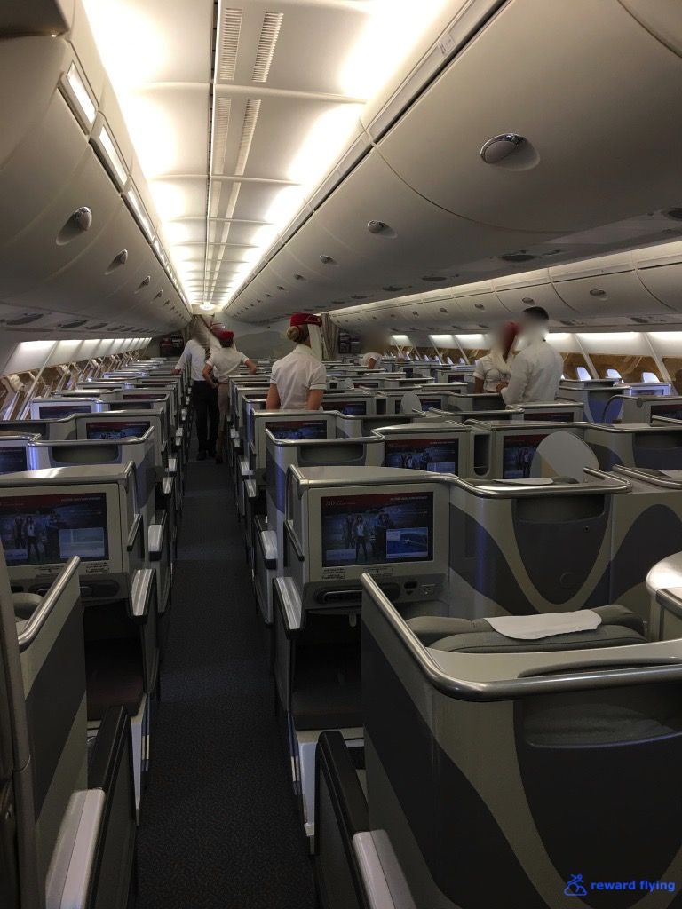 Review of Emirates flight from Auckland to Brisbane in Business