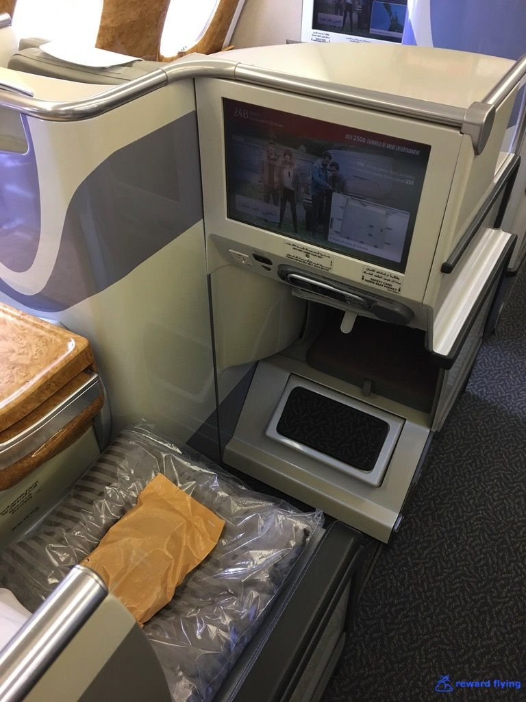 Review of Emirates flight from Auckland to Brisbane in Business