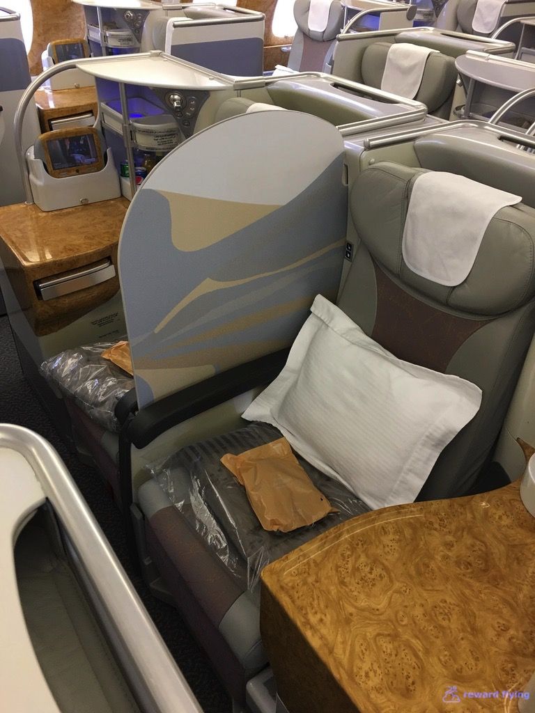 Review of Emirates flight from Auckland to Brisbane in Business