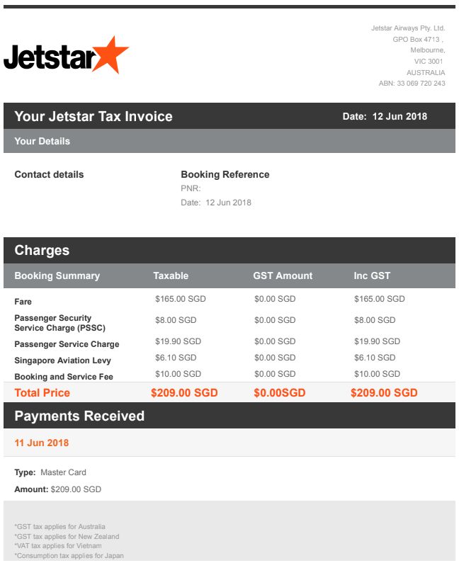 Review of Jetstar Airways flight from Singapore to Denpasar in Economy