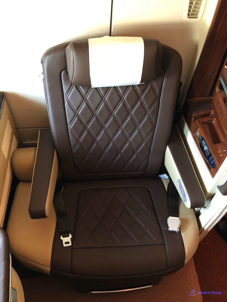 Review of Singapore Airlines flight from Frankfurt to New York in First