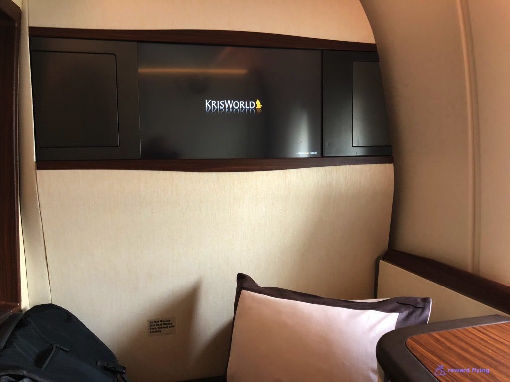 Review of Singapore Airlines flight from Frankfurt to New York in First
