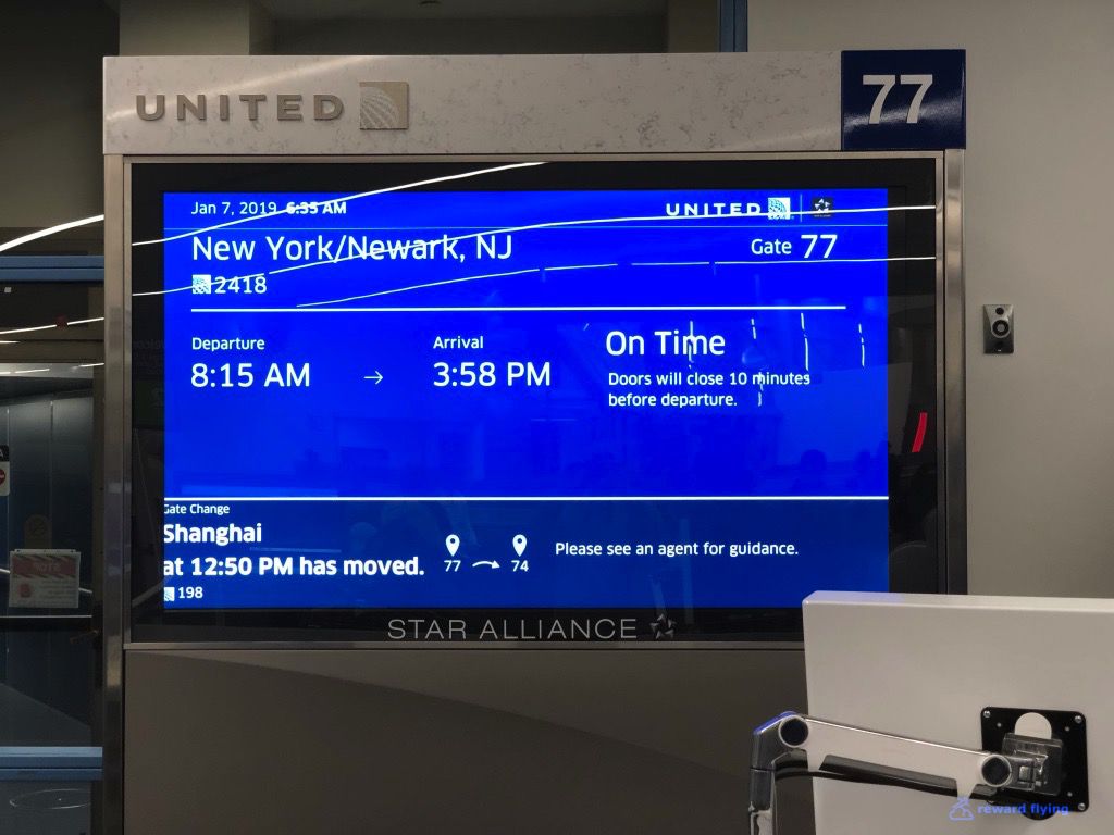 Review of United flight from Los Angeles to Newark in Business