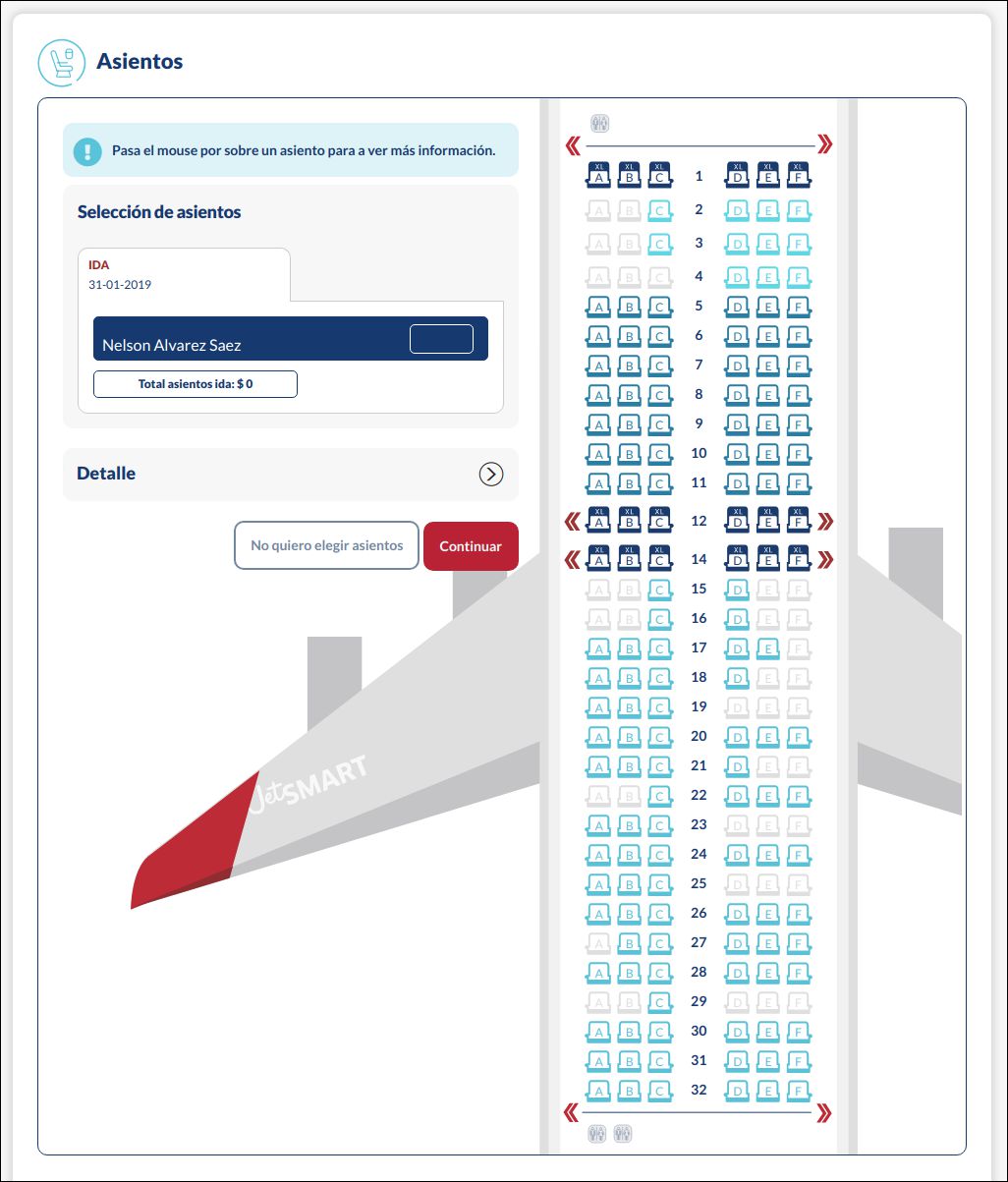 Review of JetSmart flight from Santiago to Valdivia in Economy