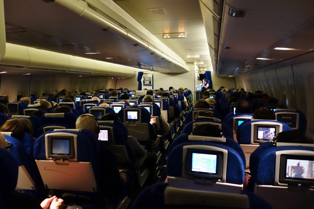 Review of British Airways flight from San Francisco to London in Economy