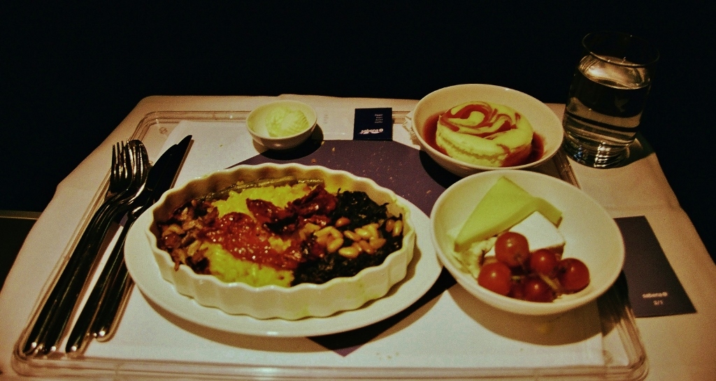 Review of Sabena flight from New York to Brussels in Business