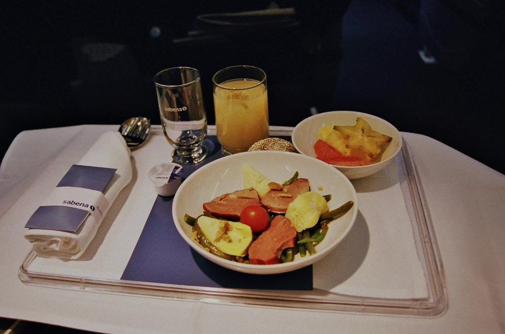 Review of Sabena flight from Brussels to New York in Business