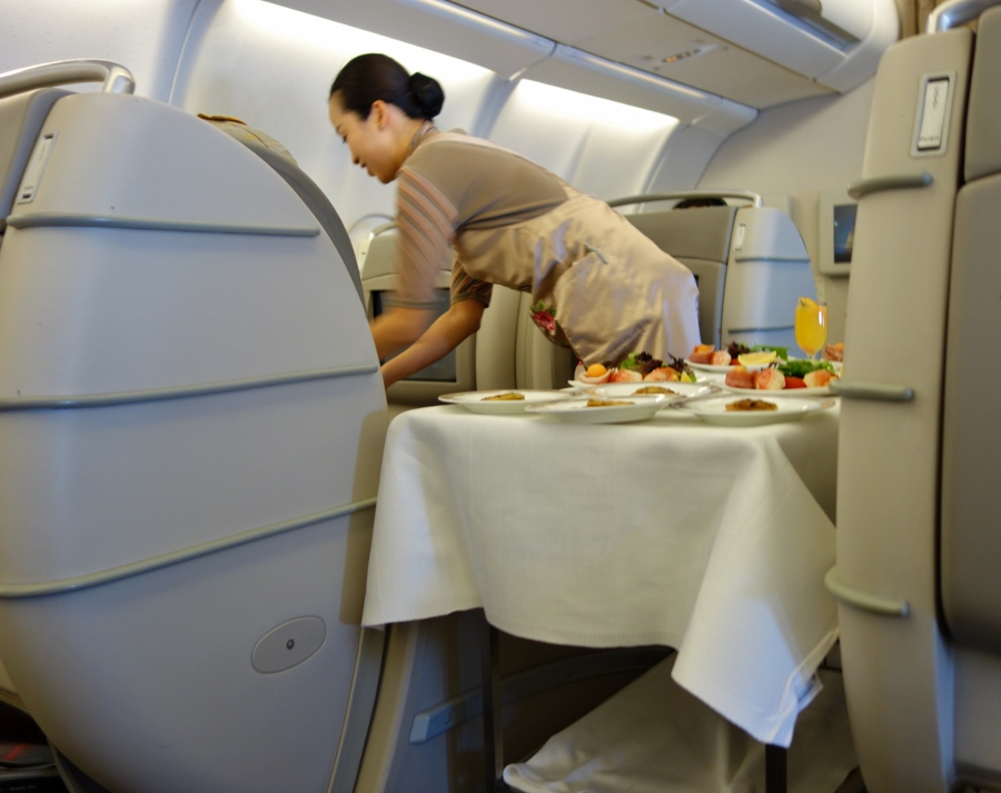 Review of Asiana Airlines flight from Seattle to Seoul in Business