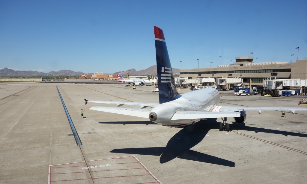 Review of US Airways flight from Phoenix to San Francisco in Economy