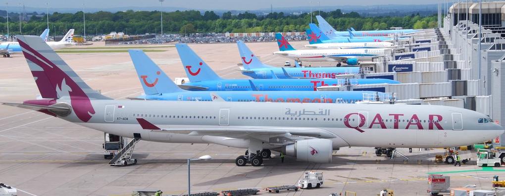 Review of Qatar Airways flight from Doha to Manchester in Economy