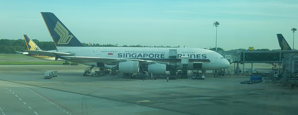 Review of Singapore Airlines flight from Singapore to Hong Kong in Economy