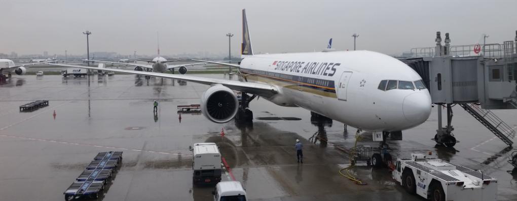 Review of Singapore Airlines flight from Tokyo to Singapore in First
