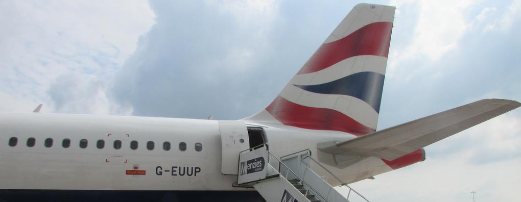 Review of British Airways flight from Manchester to London in Economy