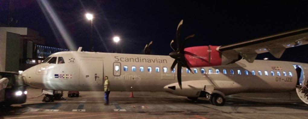 Review of SAS flight from Copenhagen to Billund in Economy