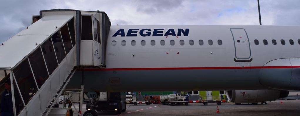 Review of Aegean Airlines flight from Athens to Frankfurt in Economy