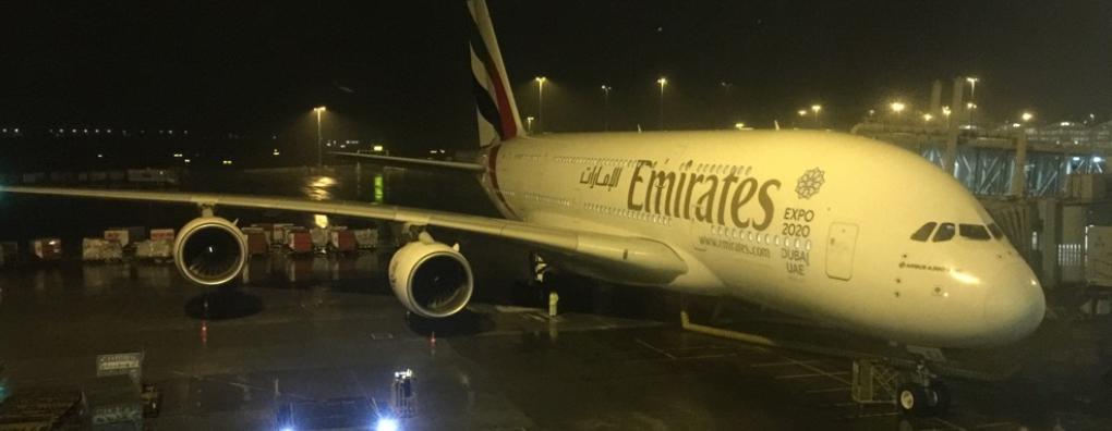Review of Emirates flight from Hong Kong to Bangkok in First