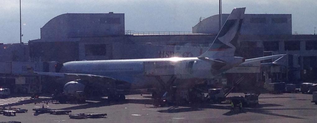 Review of Cathay Pacific flight from Sydney to Hong Kong in Business