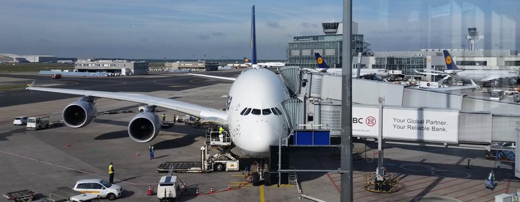 Review of Lufthansa flight from Houston to Frankfurt in First