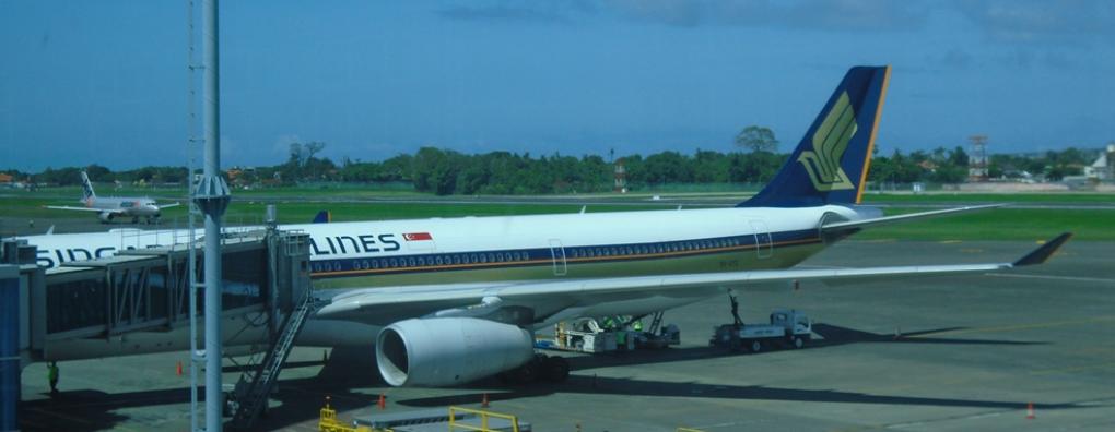Review of Singapore Airlines flight from Denpasar to Singapore in Business
