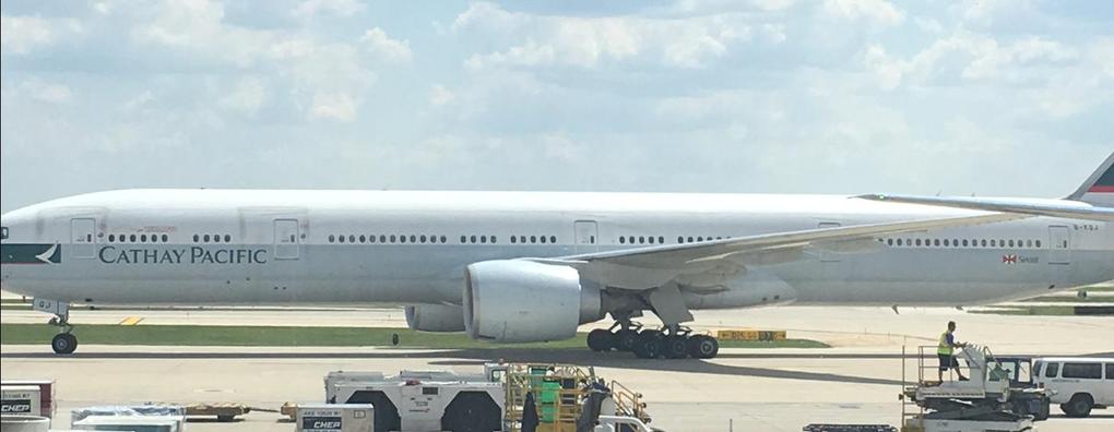 Review of Cathay Pacific flight from Chicago to Hong Kong in First