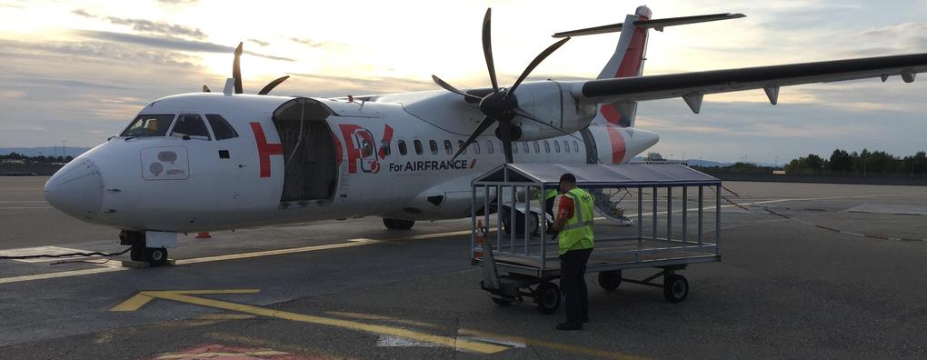 Avis du vol Air France Hop Lyon → Rouen en Economique
