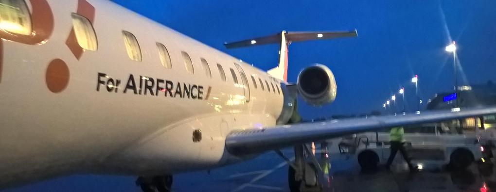 Avis du vol Air France Hop Amsterdam → Rennes en Economique