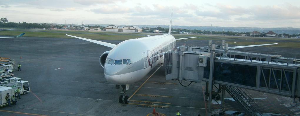 Review of Qatar Airways flight from Denpasar to Doha in Business