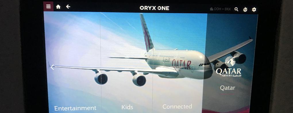 Review of Qatar Airways flight from Doha to Bangkok in Economy