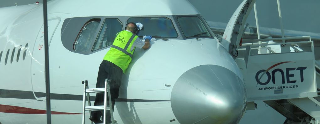 Review of Cello Aviation flight from Lyon to Paris in Economy