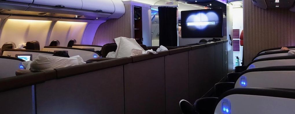 Review of Virgin Atlantic flight from New York to London in Business