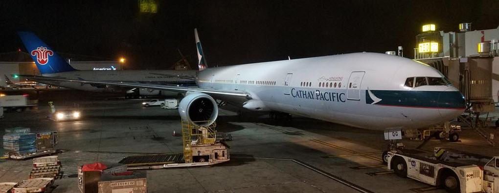 Review of Cathay Pacific flight from Los Angeles to Hong Kong in First