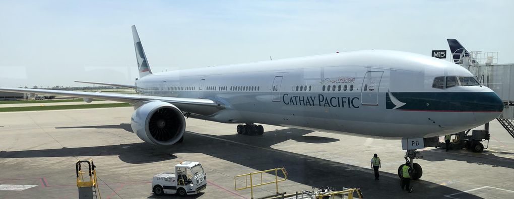 Review of Cathay Pacific flight from Chicago to Hong Kong in First