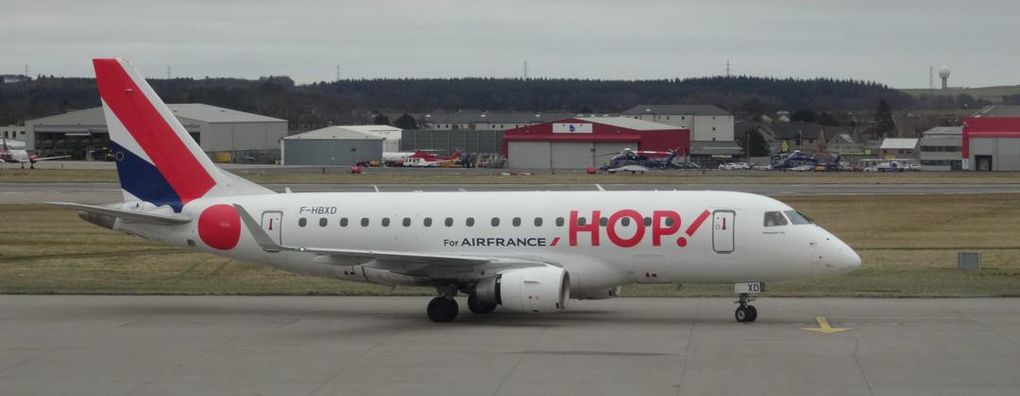 Review of Air France Hop flight from Aberdeen to Paris in Economy