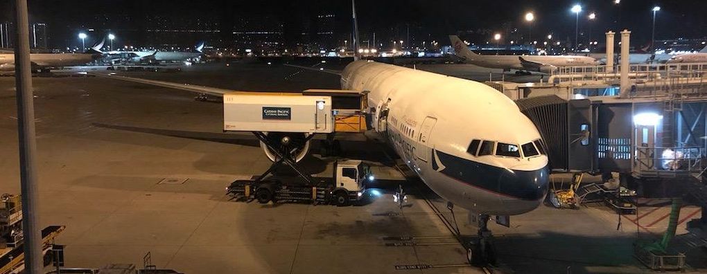 Review of Cathay Pacific flight from Boston to Hong Kong in First