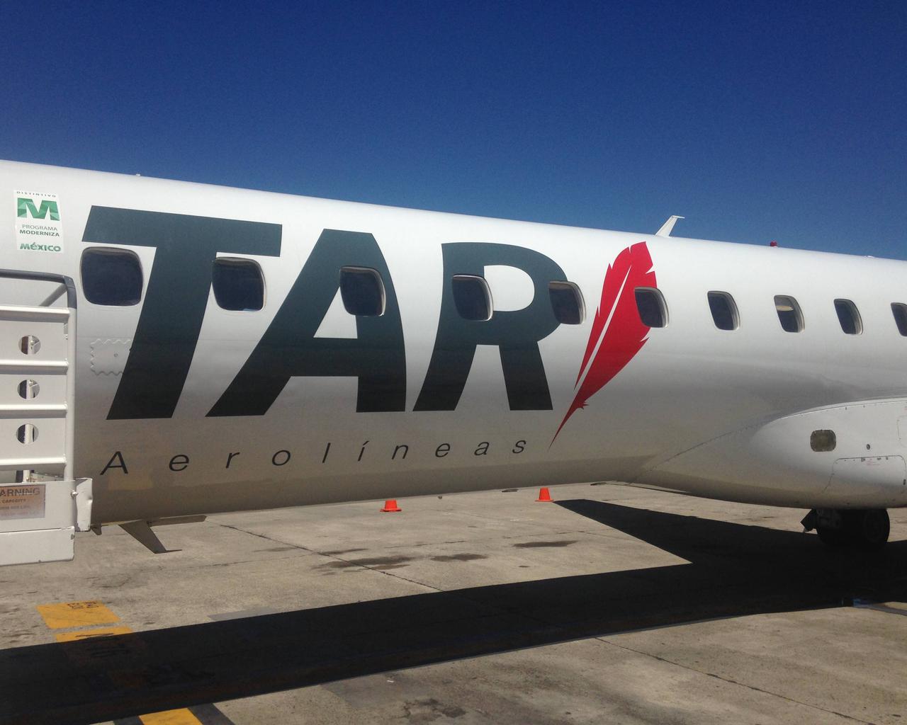 Review of Transportes Aéreos Regionales flight from Puerto Vallarta to ...