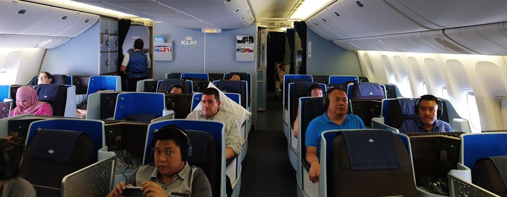 Review of KLM flight from Kuala Lumpur to Jakarta in Business