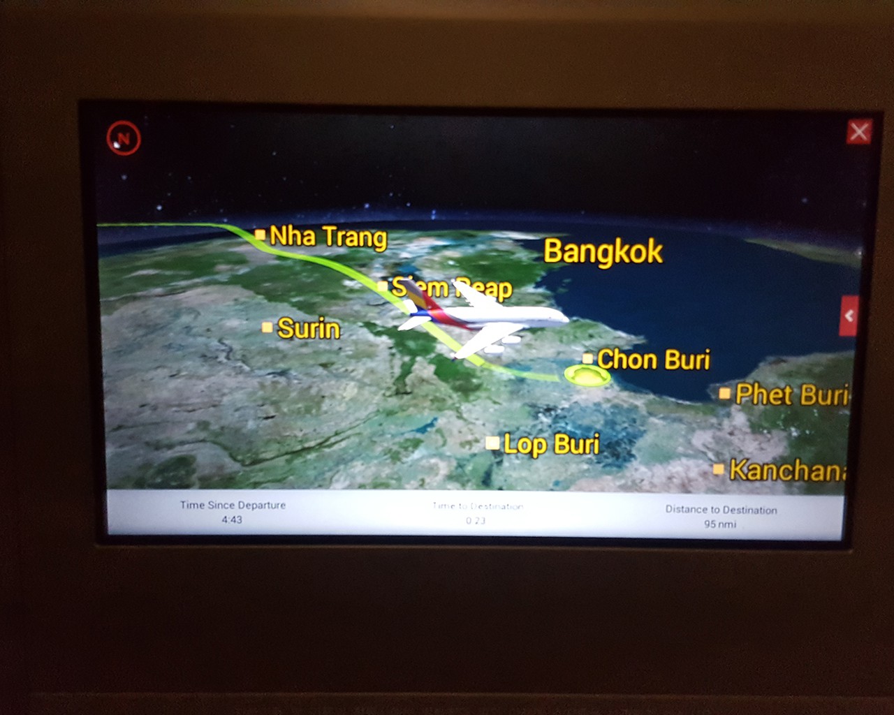 Review of Asiana Airlines flight from Seoul to Bangkok in Business