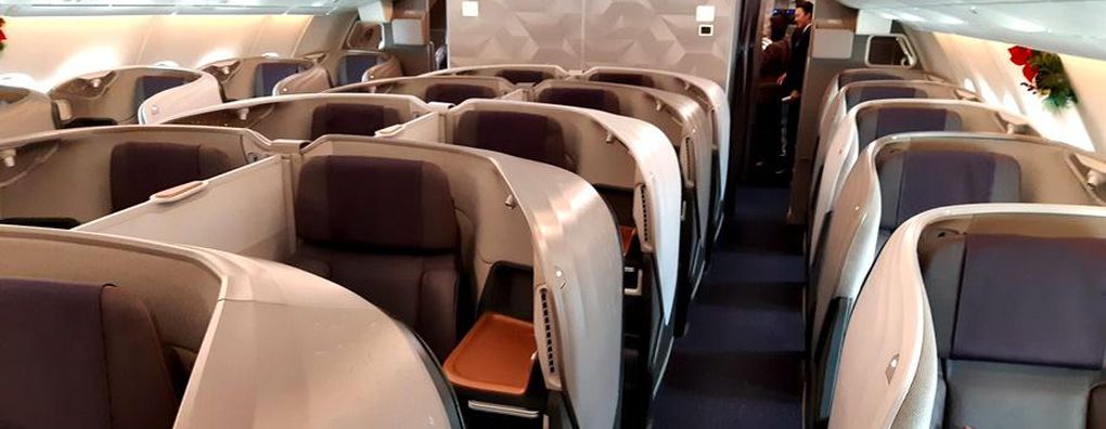 Review of Singapore Airlines flight from Singapore to Shanghai in Business