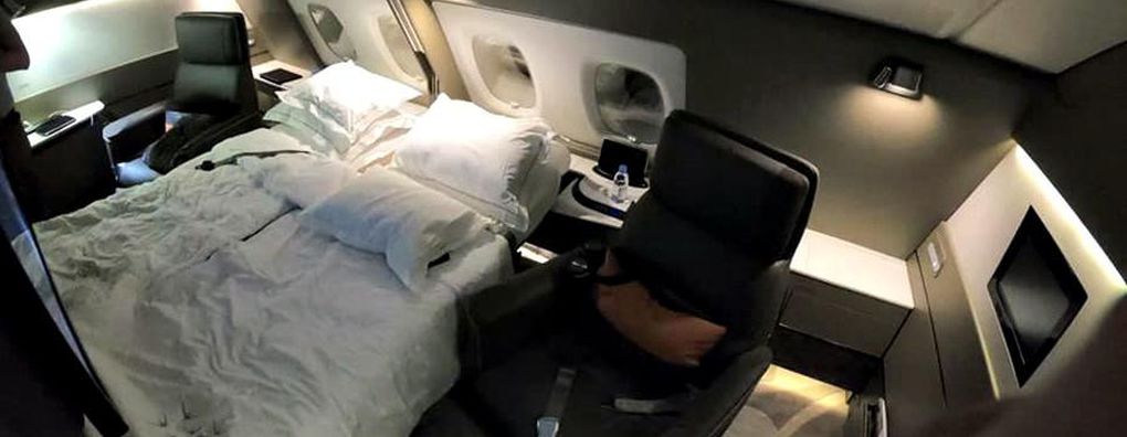 Review of Singapore Airlines flight from Shanghai to Singapore in First