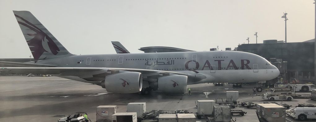Review of Qatar Airways flight from Doha to Amsterdam in Business