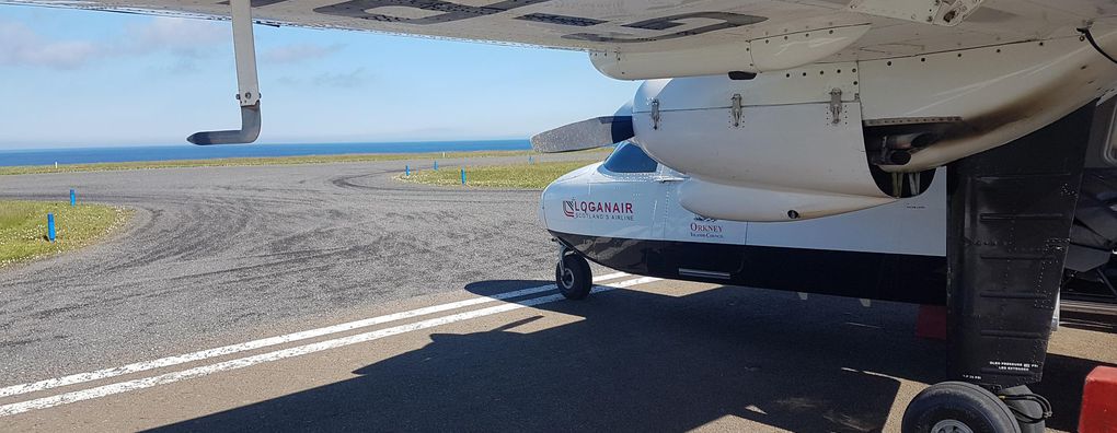 Review of Loganair flight from Westray to Papa Westray in Economy