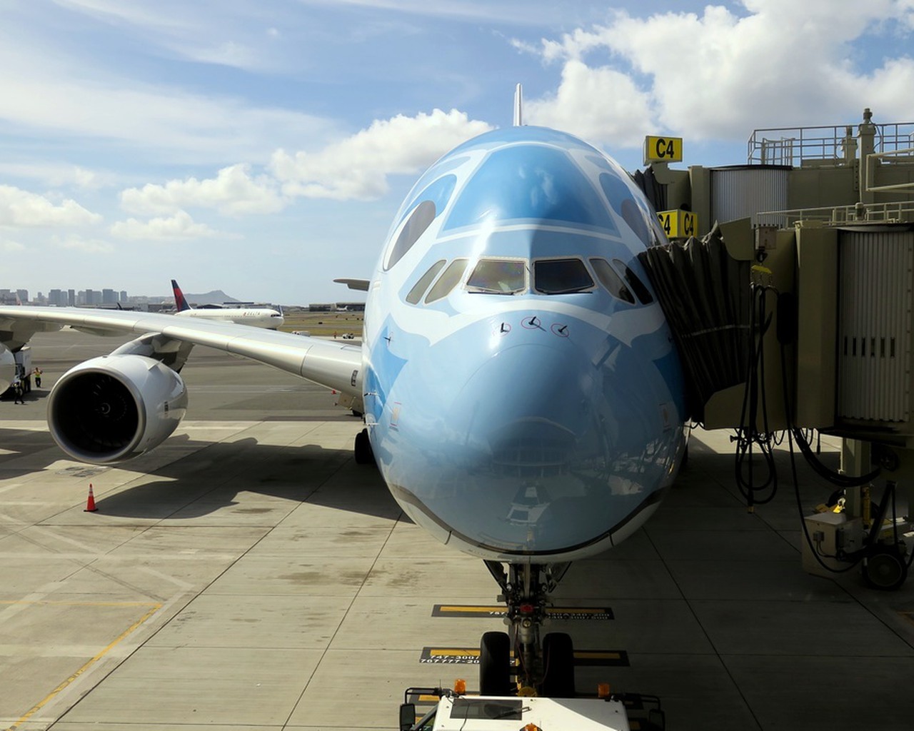 Review of ANA flight from Honolulu to Tokyo in Business
